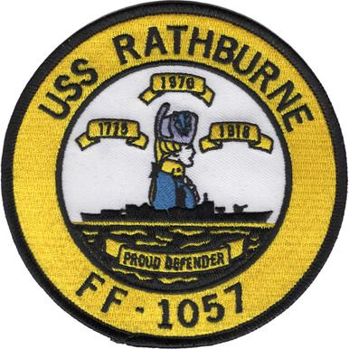 USS Rathburne FF-1057 Patch | Ship Patches | Navy Patches | Popular Patch