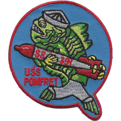 USS Pomfret SS 391 Diesel Electric Submarine Small Patch | Submarine ...