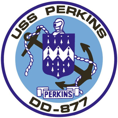 USS Perkins DD-877 Patch | Destroyer Patches | Navy Patches | Popular Patch