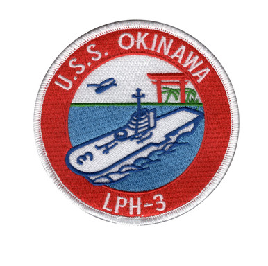 USS Okinawa LPH-3 Amphibious Assault Ship Patch | Amphibious Ship ...