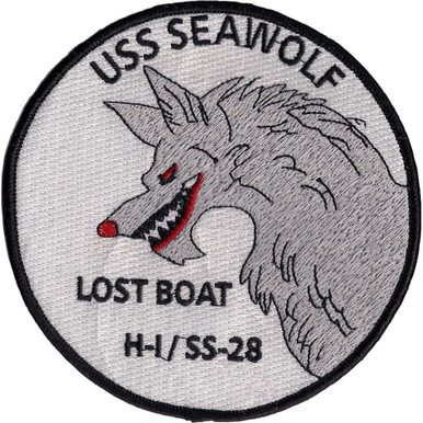 USS Seawolf SS-28 and H-I Lost Boat Patch | Submarine Patches | Navy ...
