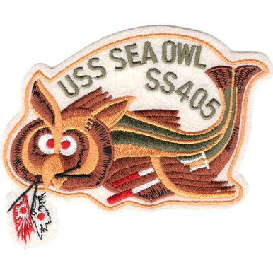 USS Sea Owl SS-405 Version A Patch | Submarine Patches | Navy Patches ...