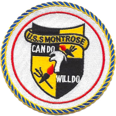 USS Montrose APA-212 Patch | Amphibious Ship Patches | Navy Patches ...