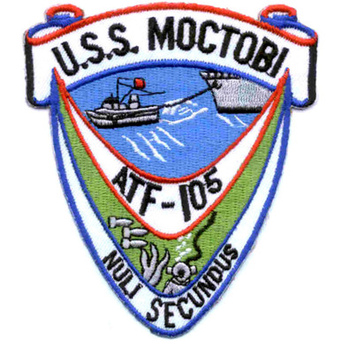 USS Moctobi ATF-105 Patch | Auxiliary Ship Patches | Navy Patches ...