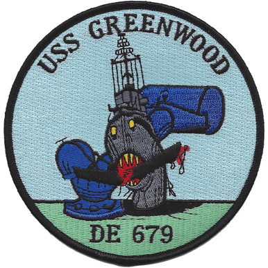 USS Greenwood DE-679 Path | Destroyer Patches | Navy Patches | Popular ...