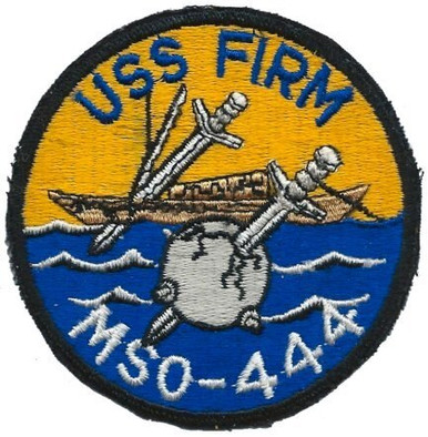 USS Firm MSO-444 Patch | Ship Patches | Navy Patches | Popular Patch