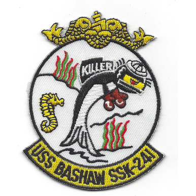 USS Bashaw SSK-241 Diesel Electric Submarine Small Patch | Submarine ...