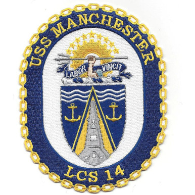 USS Manchester LCS-14 | Ship Patches | Navy Patches | Popular Patch