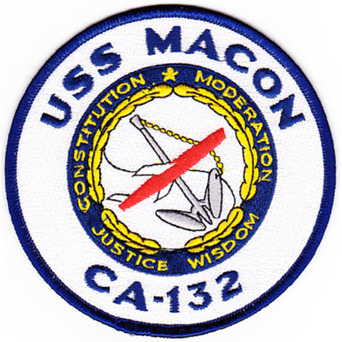 USS Macon CA-132 Patch | Cruiser Patches | Navy Patches | Popular Patch