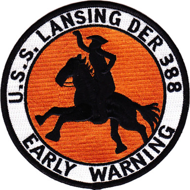 USS Lansing DER-388 Destroyer Ecort Ship Patch | Destroyer Patches ...