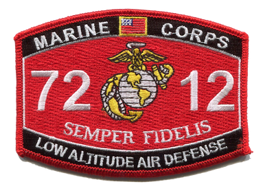 7212 Low Altitude Air Defense MOS Patch | MOS Patches | Marine Patches ...