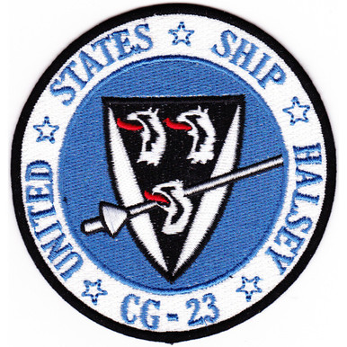 USS Halsey CG-23 Patch | Cruiser Patches | Navy Patches | Popular Patch