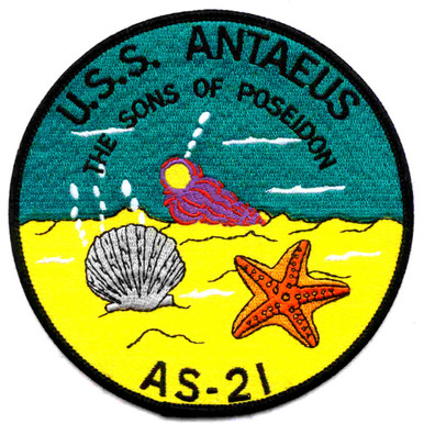 USS Antaeus AS-21 Patch | Auxiliary Ship Patches | Navy Patches ...