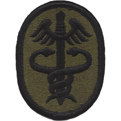 U.S. Health Service Command OD Patch | Medical Patches | Army Patches ...