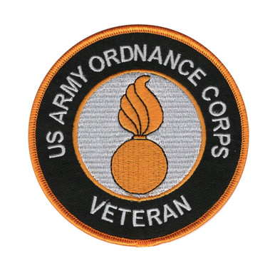 US Army Ordnance Corps Veteran Patch | Specialty Patches | Army Patches ...