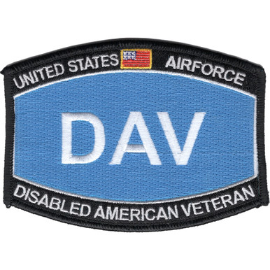 US Air Force DAV Disabled American Veteran Patch | Specialty Patches ...