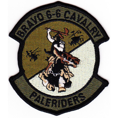 6th Squadron 6th Air Cavalry Aviation Attack Regiment B Troop Patch OD ...