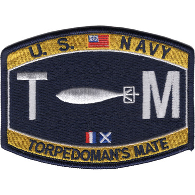 Torpedoman's Mate Deck Rating TM Patch | Ratings Patches | Navy Patches ...