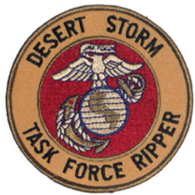 Task Force Ripper Desert Storm Patch | Specialty Patches | Marine ...
