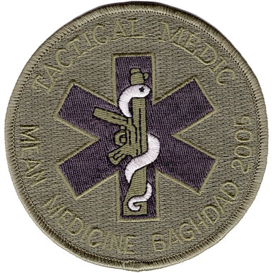 Tactical Medic Patch Mean Medicine Baghdad 2005 ACU | Medical Patches ...