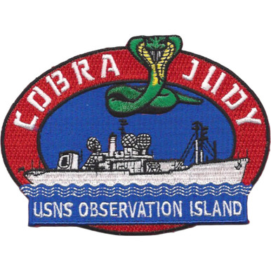 USNS Observation Island T-AGM-23 Patch | Auxiliary Ship Patches | Navy ...