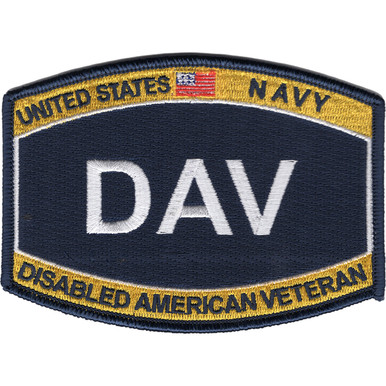 US Navy Ratings DAV Patch | Ratings Patches | Navy Patches | Popular Patch