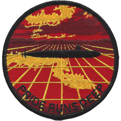 U.S. Navy Nuke Submarine Pride Run Deep Patch | Submarine Patches ...