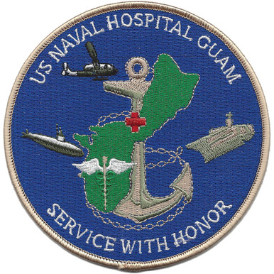 U.S. Naval Hospital Guam Patch | Base Patches | Navy Patches | Popular ...