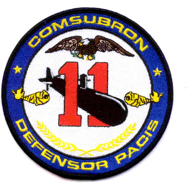 Submarine Squadron 11 Patch | Submarine Patches | Navy Patches ...