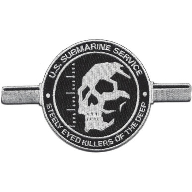 Submarine Skull Steely Eyed Patch | Submarine Patches | Navy | Popular ...