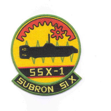 SSX-1 SUBRON Six Patch | Submarine Patches | Navy Patches | Popular Patch