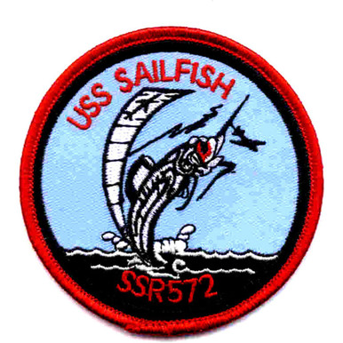 SSR-572 USS Sailfish Patch - Version A | Submarine Patches | Navy ...