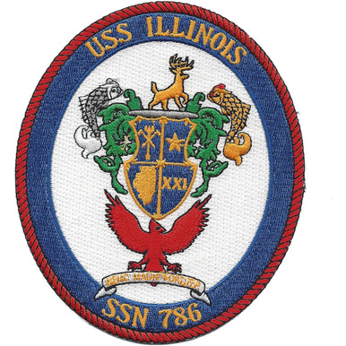SSN-786 USS Illinois Patch Version B | Submarine Patches | Navy Patches ...