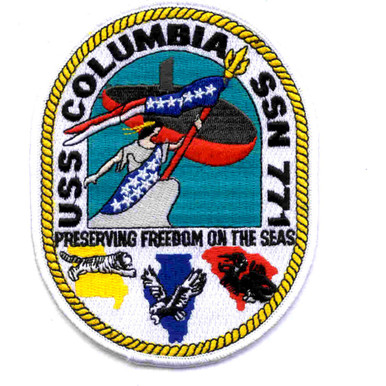SSN-771 USS Columbia Patch | Submarine Patches | Navy Patches | Popular ...