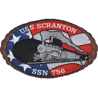 SSN-756 USS Scranton Patch | Submarine Patches | Navy Patches | Popular ...