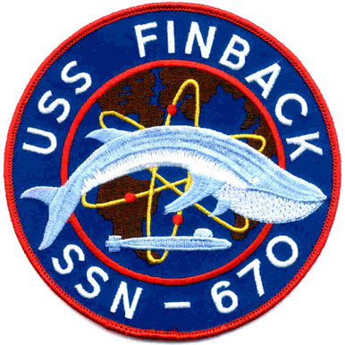 SSN-670 USS Finback Patch | Submarine Patches | Navy Patches | Popular ...