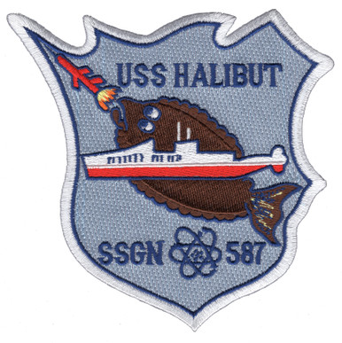 SSGN-587 USS Halibut Patch | Submarine Patches | Navy Patches | Popular ...