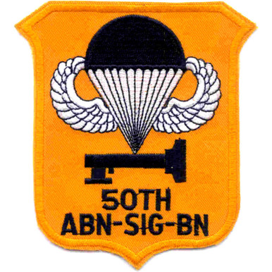 50th Airborne Signal Battalion Patch | Signal Patches | Army Patches ...