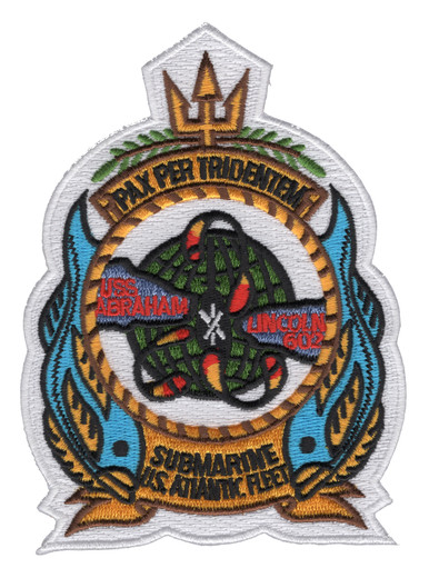 SSBN-602 USS Abe Lincoln Patch - Version A | Submarine Patches | Navy ...