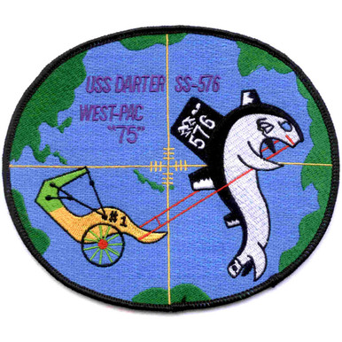 SS-576 USS Darter Patch - D Version | Submarine Patches | Navy Patches ...