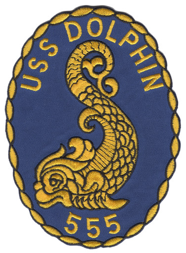 SS-555 USS Dolphin Patch | Submarine Patches | Navy Patches | Popular Patch