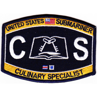 Submarine Administration Rating Culinary Specialist Patch | Ratings ...