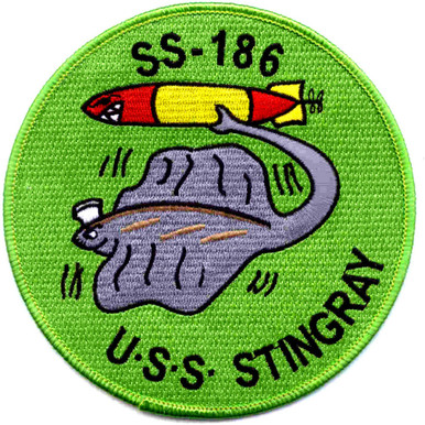 SS-186 USS Stingray Submarine Patch | Submarine Patches | Navy Patches ...