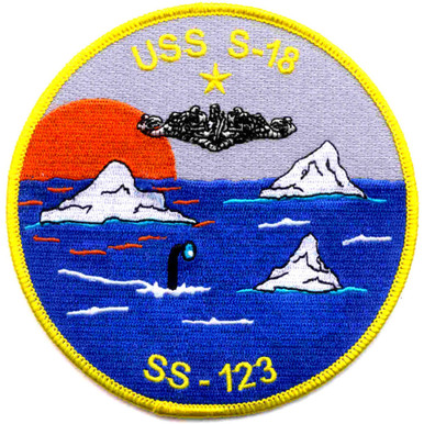 SS-123 USS S-18 Patch | Submarine Patches | Navy Patches | Popular Patch