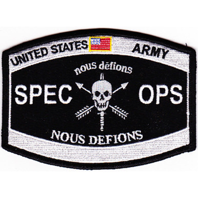 Special Operations Nous Defions Patch | Special Forces Patches | Army ...