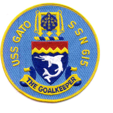 SSN-615 USS Gato Patch | Submarine Patches | Navy Patches | Popular Patch