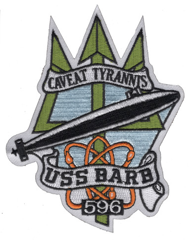 SSN-596 USS Barb Patch | Submarine Patches | Navy Patches | Popular Patch