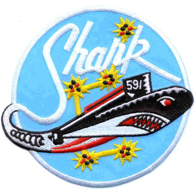 SSN-591 USS Shark Patch | Submarine Patches | Navy Patches | Popular Patch