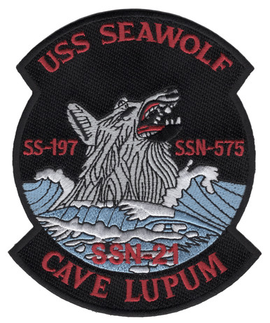 SSN-21 USS Sea Wolf Patch A | Submarine Patches | Navy Patches ...