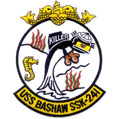 SSK-241 USS Bashaw Patch | Submarine Patches | Navy Patches | Popular Patch